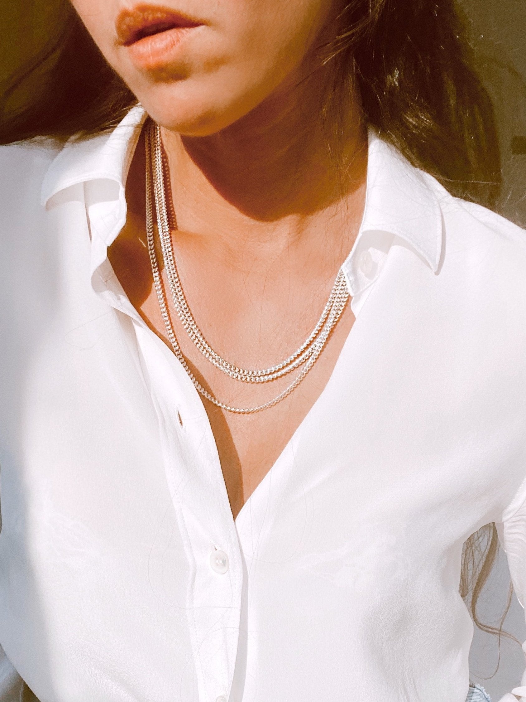 Ricky layering necklace 3.4mm – Noelle Munoz Inc.